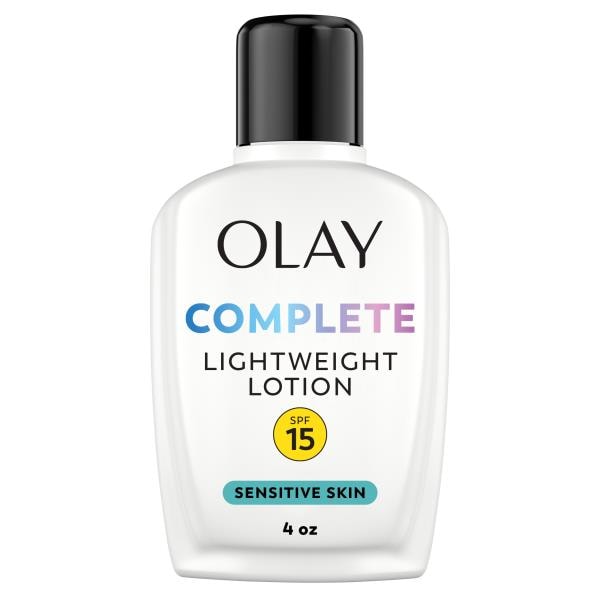 Olay Complete Lotion Moisturizer with SPF 15 Sensitive, 4.0 oz (118mL ...