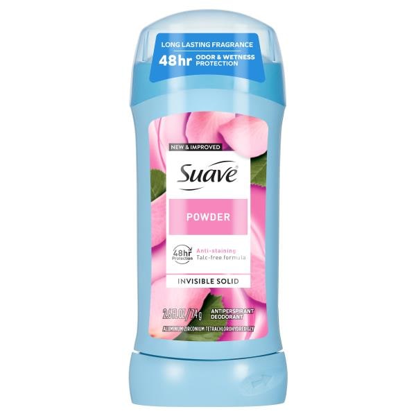 Suave Invisible Solid Powder Antiperspirant Deodorant | Publix Super ...