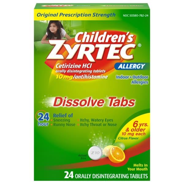 Zyrtec Original Prescription Strength Citrus Flavor Allergy | Publix ...