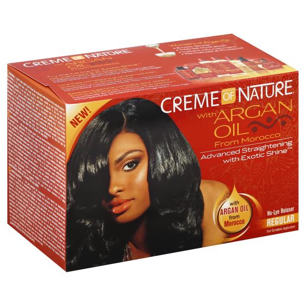Creme of Nature Relaxer, No-Lye, Regular, with Argan Oil From Morocco ...