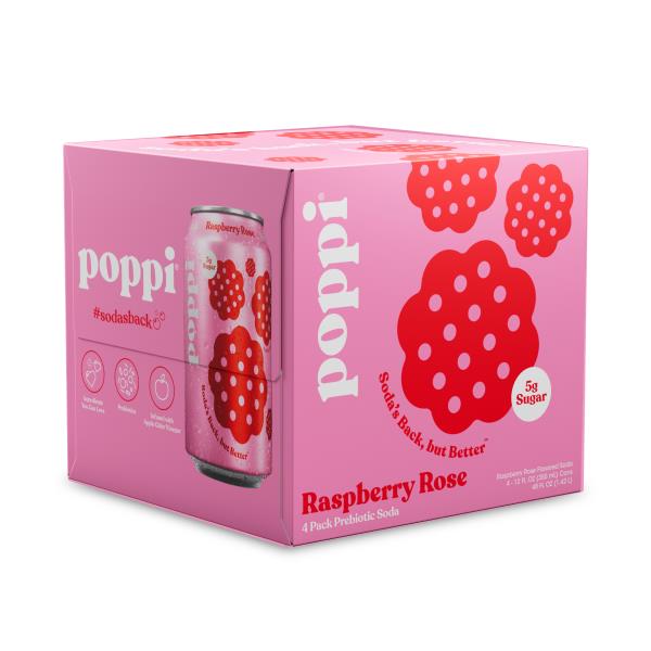 Poppi Raspberry Rose 4-Pack | Publix Super Markets