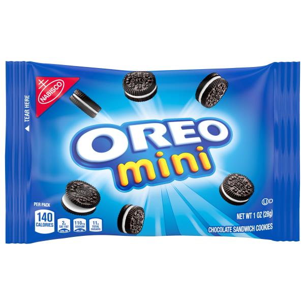 Oreo OREO Mini Chocolate Sandwich Cookies, 1 oz Snack Pack | Publix ...