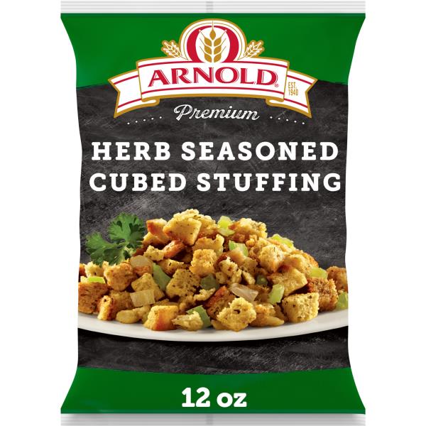 Arnold Herb Seasoned Cubed Bread Stuffing, 12 oz | Publix Super Markets
