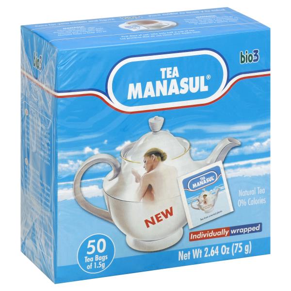 Manasul Natural Tea, Caffeine Free, Bags | Publix Super Markets