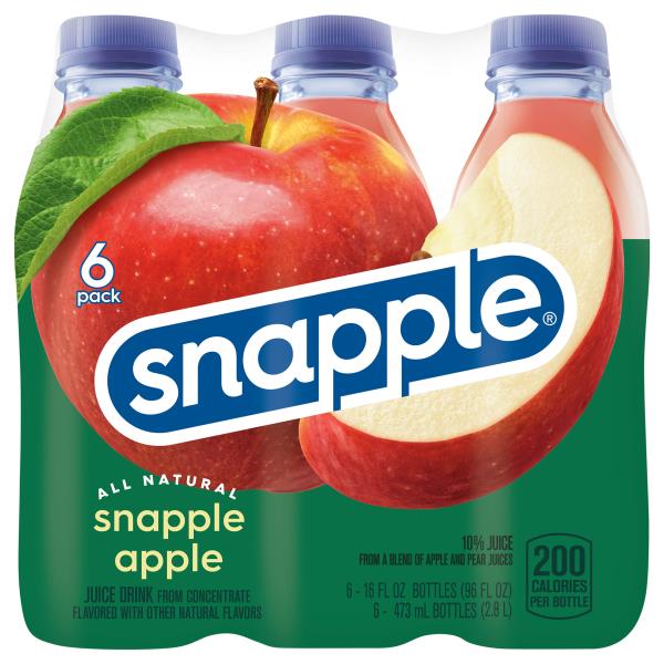 Snapple Juice Drink, Snapple Apple, 6 Pack | Publix Super Markets