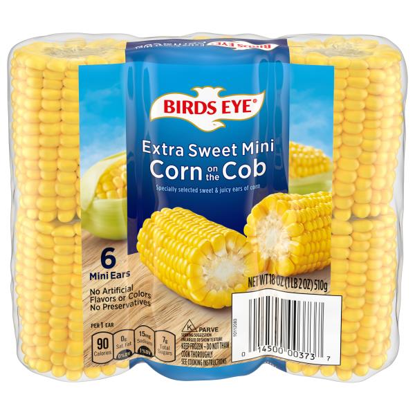 Birds Eye Corn on the Cob, Extra Sweet, Mini | Publix Super Markets