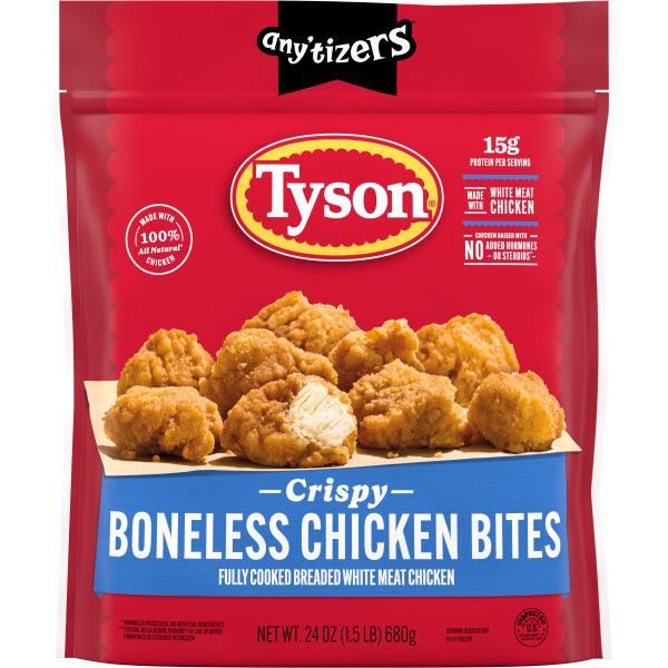 Tyson Any'tizers Frozen Crispy Boneless Chicken Bites | Publix Super ...