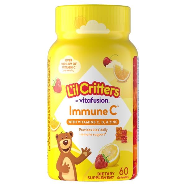 L'il Critters Immune C, Plus Zinc & Echinacea, Gummy Bears | Publix ...