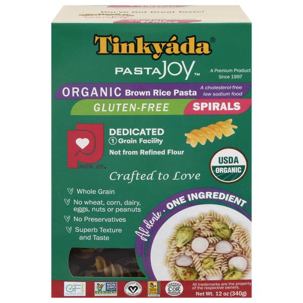 Tinkyada Pasta Joy Gluten-Free Organic Brown Rice Spirals | Publix ...