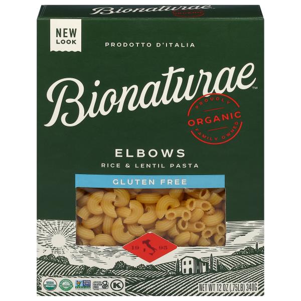 bionaturae Rice & Lentil Pasta, Gluten Free, Organic, Elbows | Publix ...