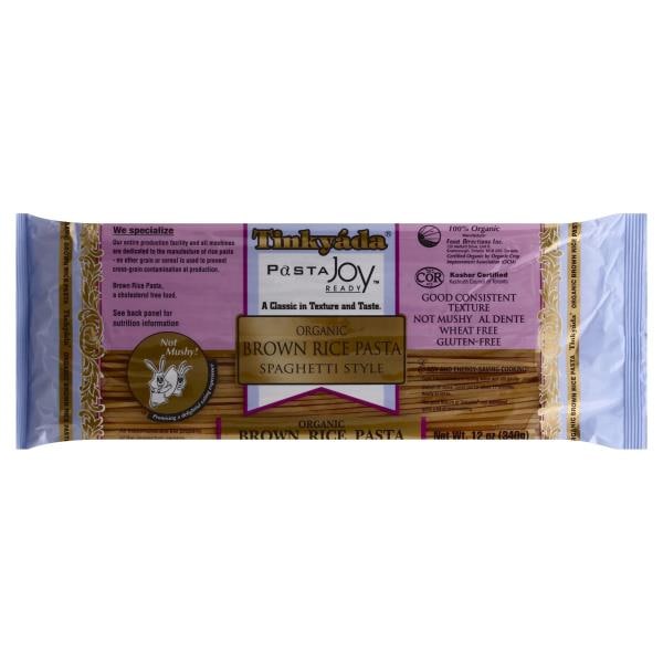 Tinkyada Pasta Joy Ready Spaghetti Style Pasta, Brown Rice, Organic ...