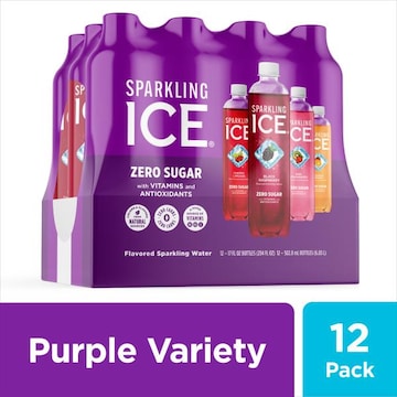 Sparkling Ice Sparkling Water, Flavored, Zero Sugar, 4 Flavors, 12 Pack | Publix Super Markets