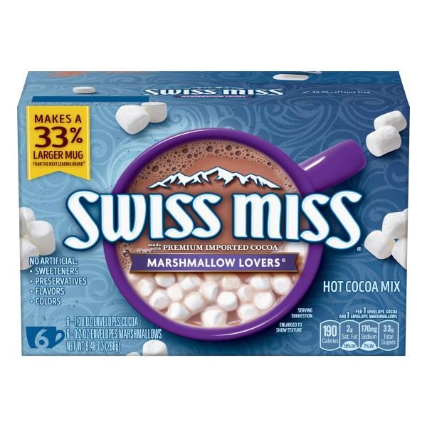 Swiss Miss Hot Cocoa Mix, Marshmallow Lovers, 6 Pack | Publix Super Markets