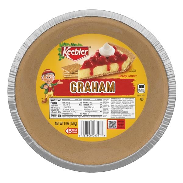 Keebler Ready Crust, Graham, 9 Inch | Publix Super Markets Keebler Ready Crust, Graham, 9 Inch | Publix Super Markets