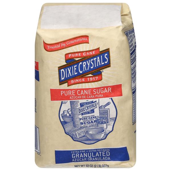 Dixie Crystals Sugar, Pure Cane, Granulated, Extra Fine | Publix Super ...