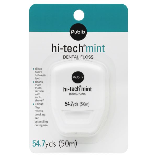 Publix Dental Floss, Hi-Tech Mint | Publix Super Markets