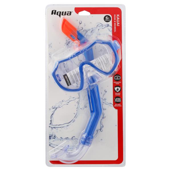 Aqua Swim Mask & Snorkel, Kauai, Youth | Publix Super Markets