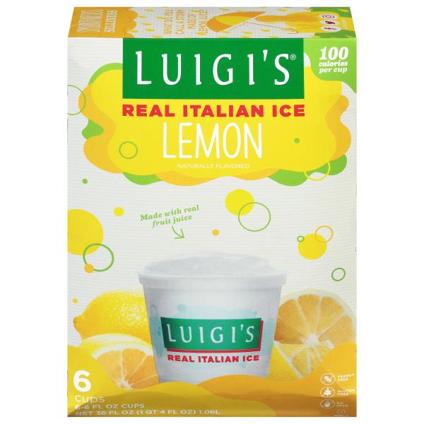 LUIGI’S® Real Italian Ice, Lemon | Publix Super Markets