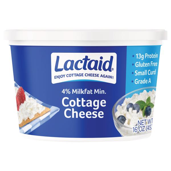 LACTAID Cottage Cheese, 100% Lactose Free, 4% Milkfat Min | Publix ...