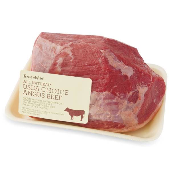 GreenWise Angus Eye Round Roast, USDA Choice Beef Raised Without Antibiotics | Publix Super Markets