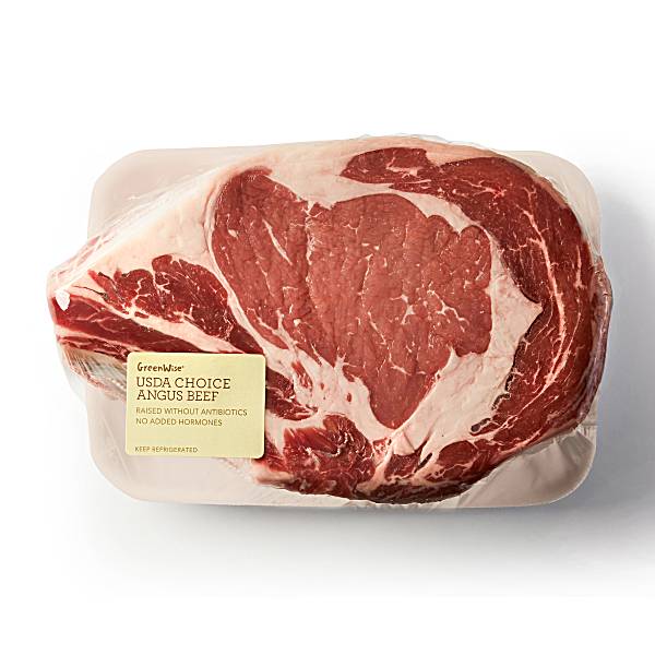 GreenWise Angus Standing Rib Roast, USDA Choice Beef Raised Without Antibiotics | Publix Super ...
