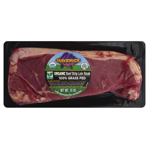Maverick Ranch Beef Steak, Organic, Strip Loin Steak | Publix Super Markets