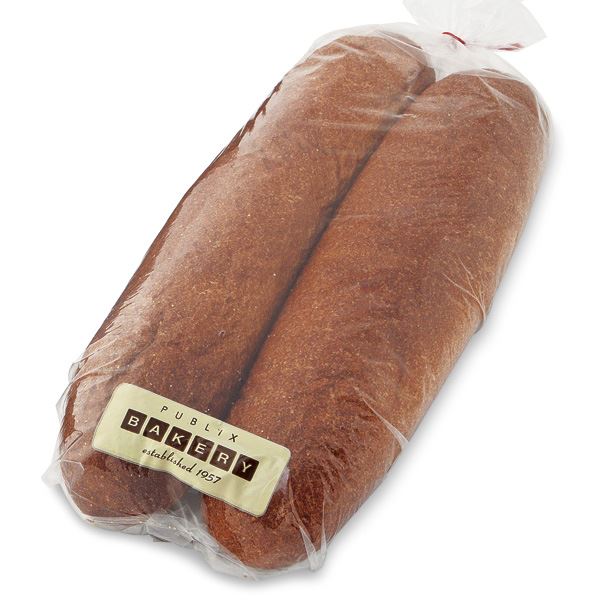100% Whole Wheat Sub Rolls 2ct | Publix Super Markets