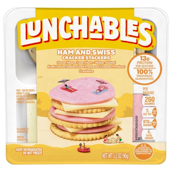 Lunchables Cracker Stackers, Ham & Swiss | Publix Super Markets