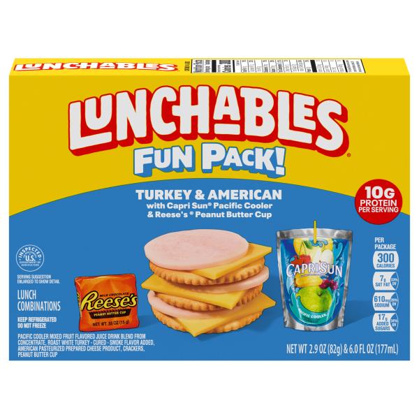 Lunchables Turkey and American Cracker Stackers | Publix Super Markets
