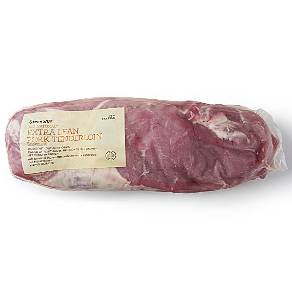 GreenWise Extra Lean Pork Tenderloin, Boneless, Raised Without ...
