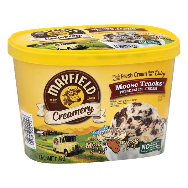 Mayfield Creamery Ice Cream Premium Moose Tracks Publix Super Markets