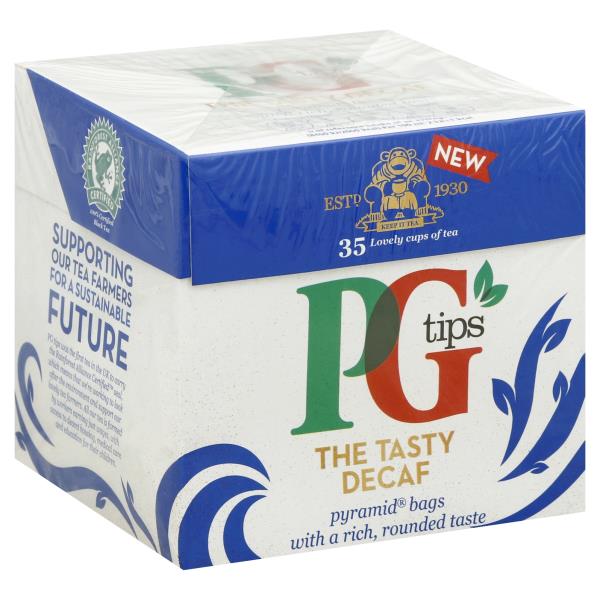 PG Tips Tea, Decaf, Tasty,Pyramid Bags | Publix Super Markets