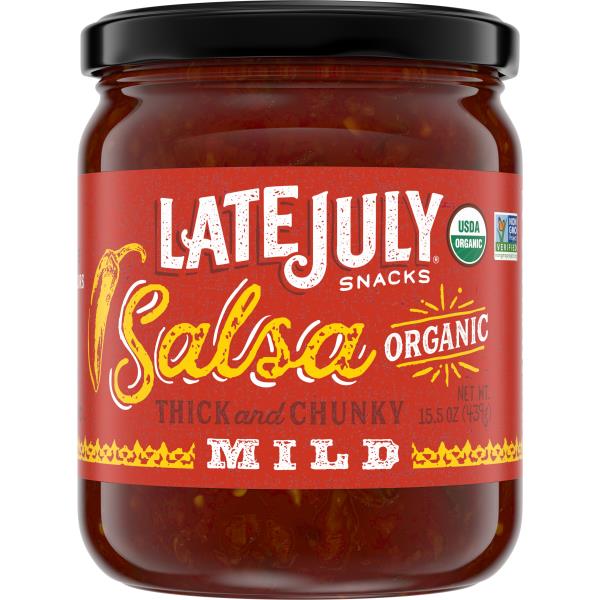 LATE JULY® Snacks Restaurant Style Organic Thick & Chunky Salsa ...