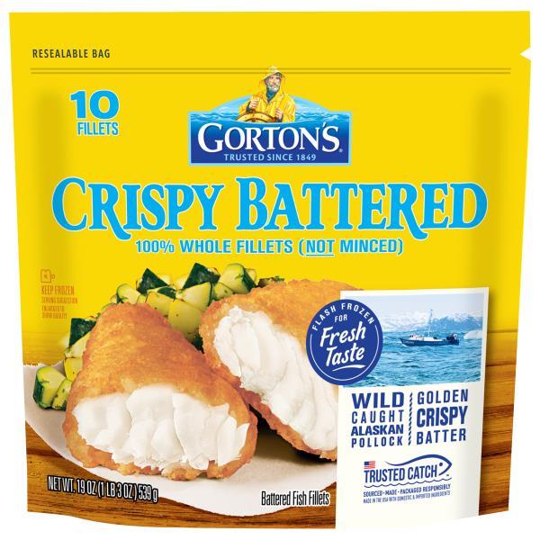 Gorton's Fish Fillets, Crispy Battered | Publix Super Markets