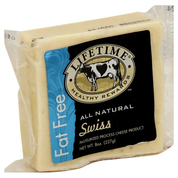 Lifetime Healthy Rewards Cheese Product, Pasteurized Process, Swiss ...