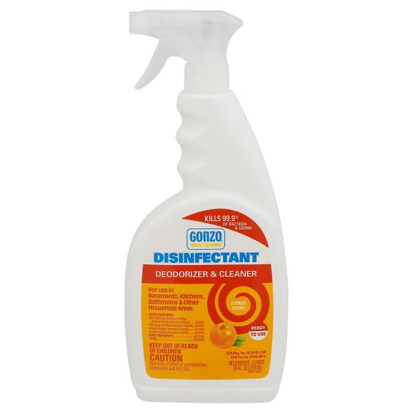 Gonzo Deodorizer & Cleaner, Disinfectant, Citrus Scent | Publix Super ...