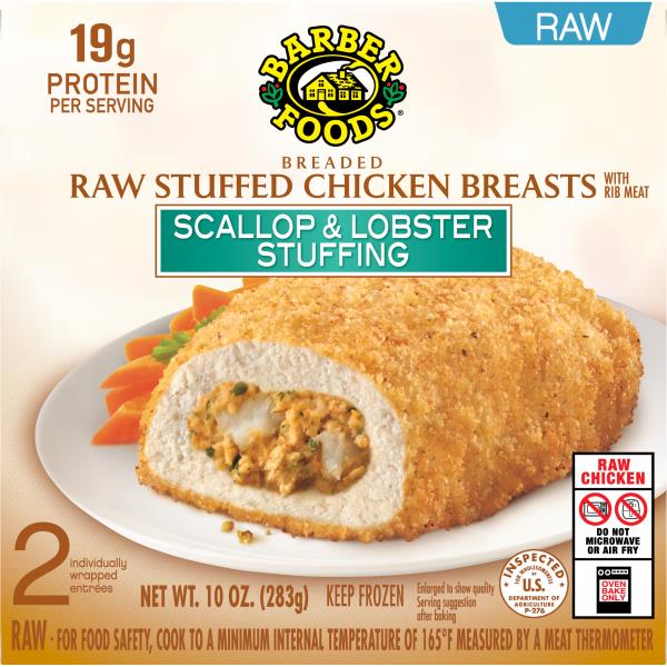 Barber Foods Stuffed Chicken Breasts Scallop Lobster, 2 Count | Publix ...