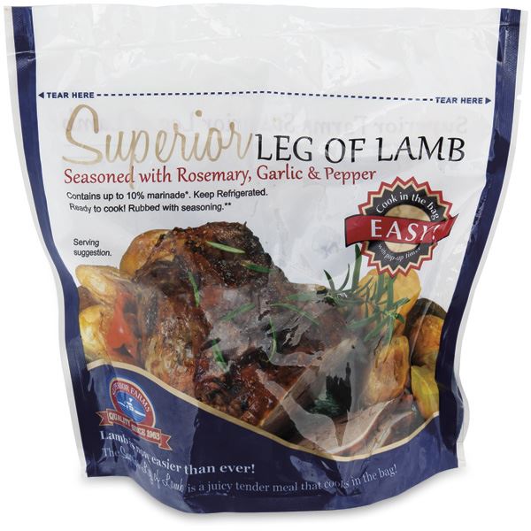 Strauss Boneless Seasoned Lamb Leg Half, Cook in Bag | Publix Super Markets