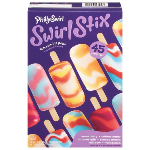 PhillySwirl SwirlStix Ice Pops, Assorted Flavors | Publix Super Markets