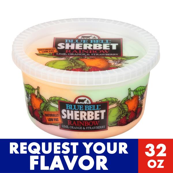 Blue Bell Sherbet Quarts, Assorted Flavors | Publix Super Markets