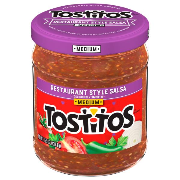 Tostitos Salsa, Restaurant Style, Medium | Publix Super Markets