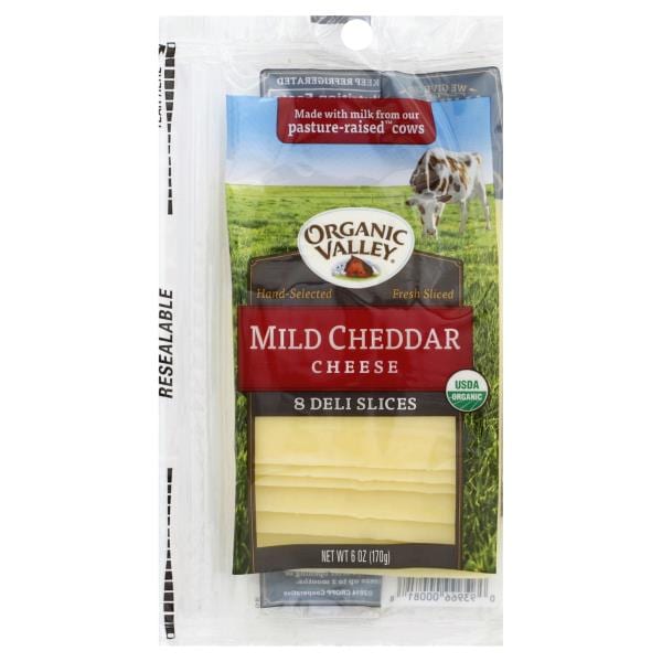 Organic Valley Cheese, Deli Slices, Mild Cheddar | Publix Super Markets