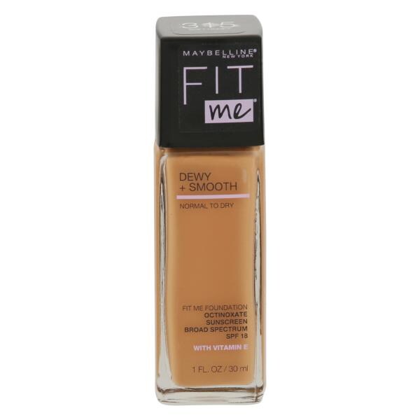 Fit me! Foundation, Dewy + Smooth, Soft Honey 315, SPF 18 | Publix ...