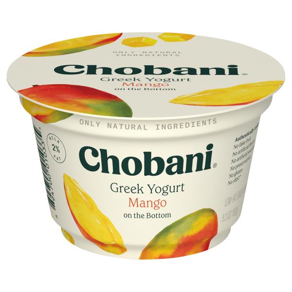 Chobani Yogurt, Low-Fat, Greek, Mango on the Bottom | Publix Super Markets