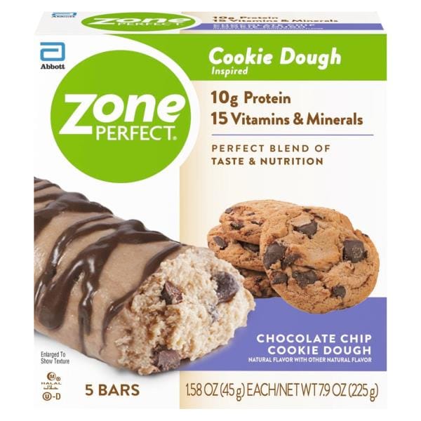 Zone Perfect Bars, Chocolate Chip Cookie Dough | Publix Super Markets