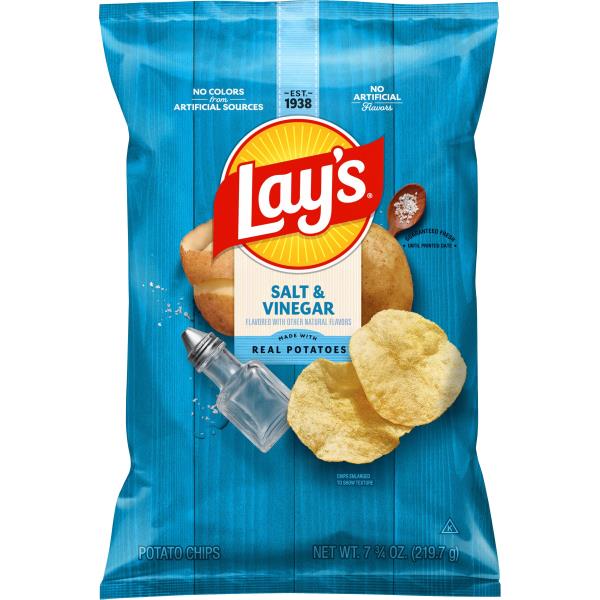 Lay's Lay's Potato Chips Salt & Vinegar Flavored 7 3/4 Oz | Publix ...