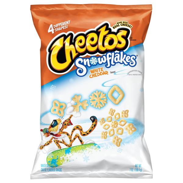 Cheetos Snowflakes Cheese Flavored Snacks, White Cheddar | Publix Super ...