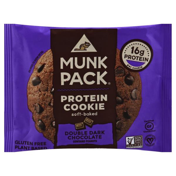 Munk Pack Protein Cookie, Double Dark Chocolate, Soft-Baked | Publix ...