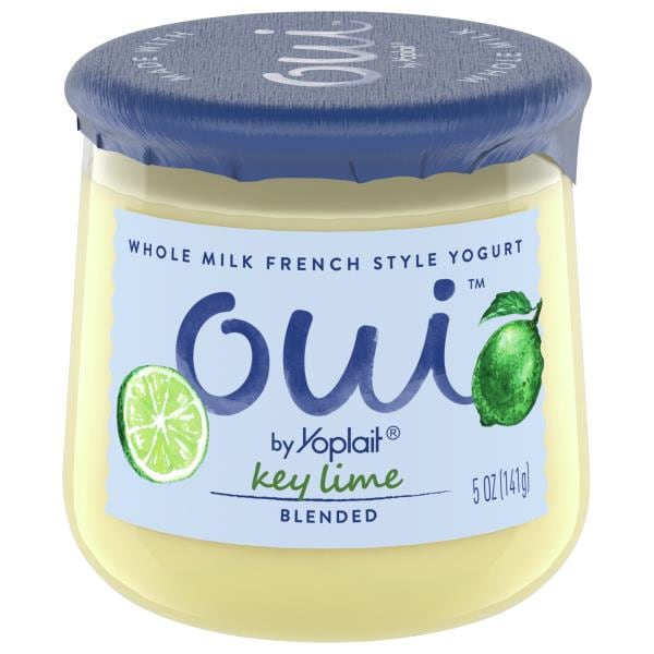 Oui Yogurt, Whole Milk, French Style, Key Lime, Blended | Publix Super ...