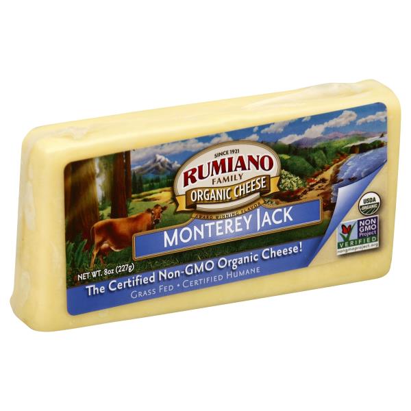 Rumiano Organic Cheese, Monterey Jack | Publix Super Markets